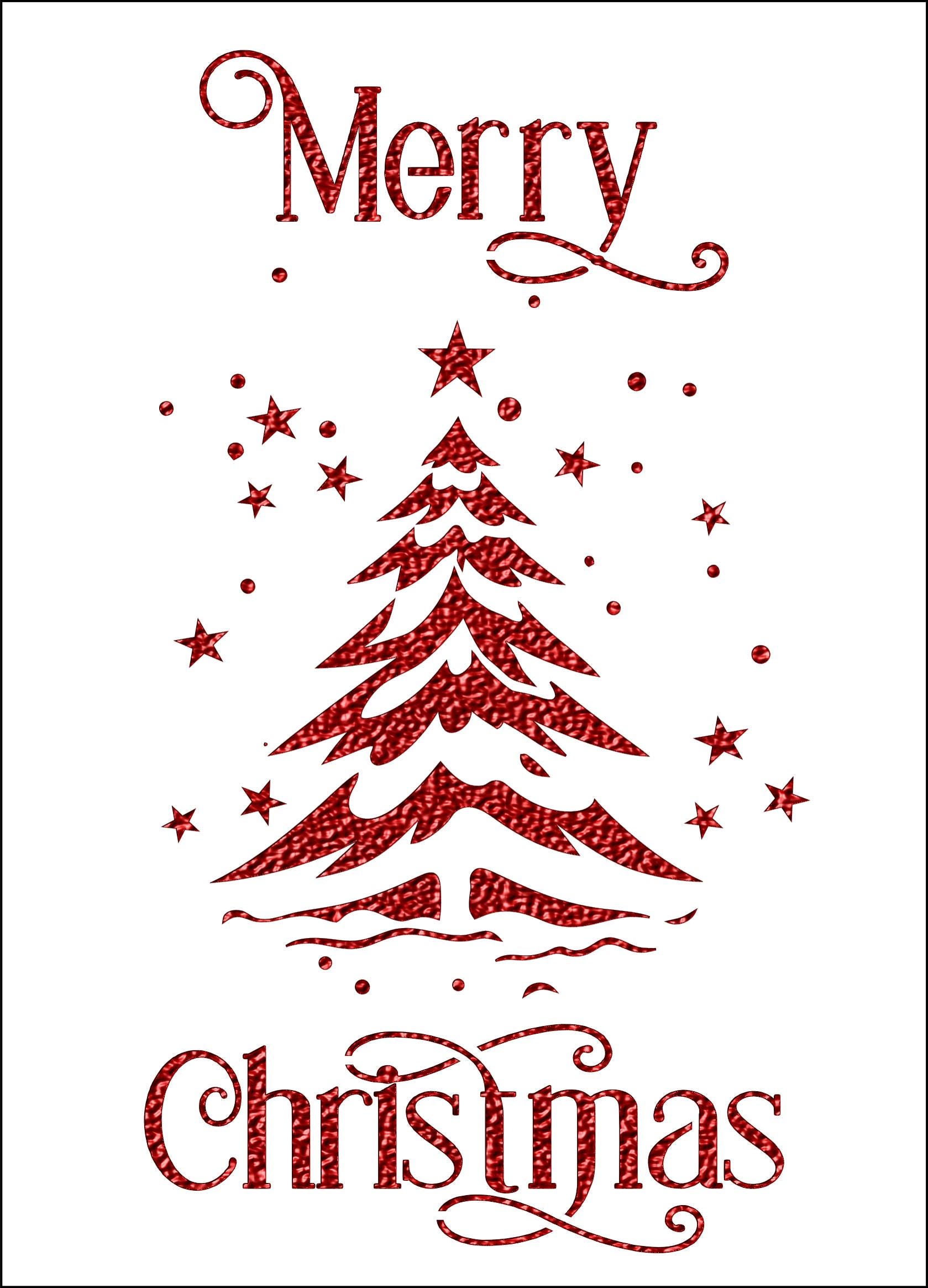 Christmas Tree Card SVG – Laser Cut File, Cricut, Silhouette - Etsy