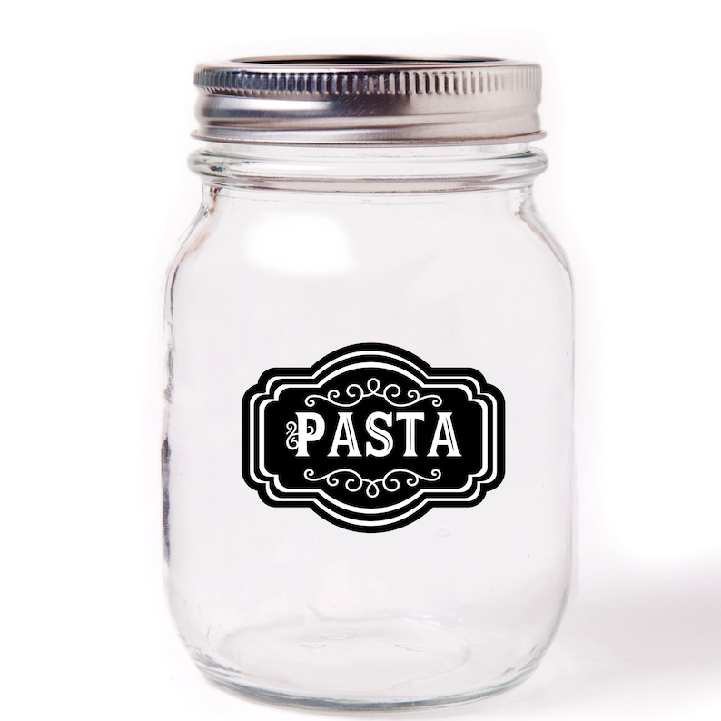 Vintage Style Labels for Kitchen Storage Jars - Personalised If ...