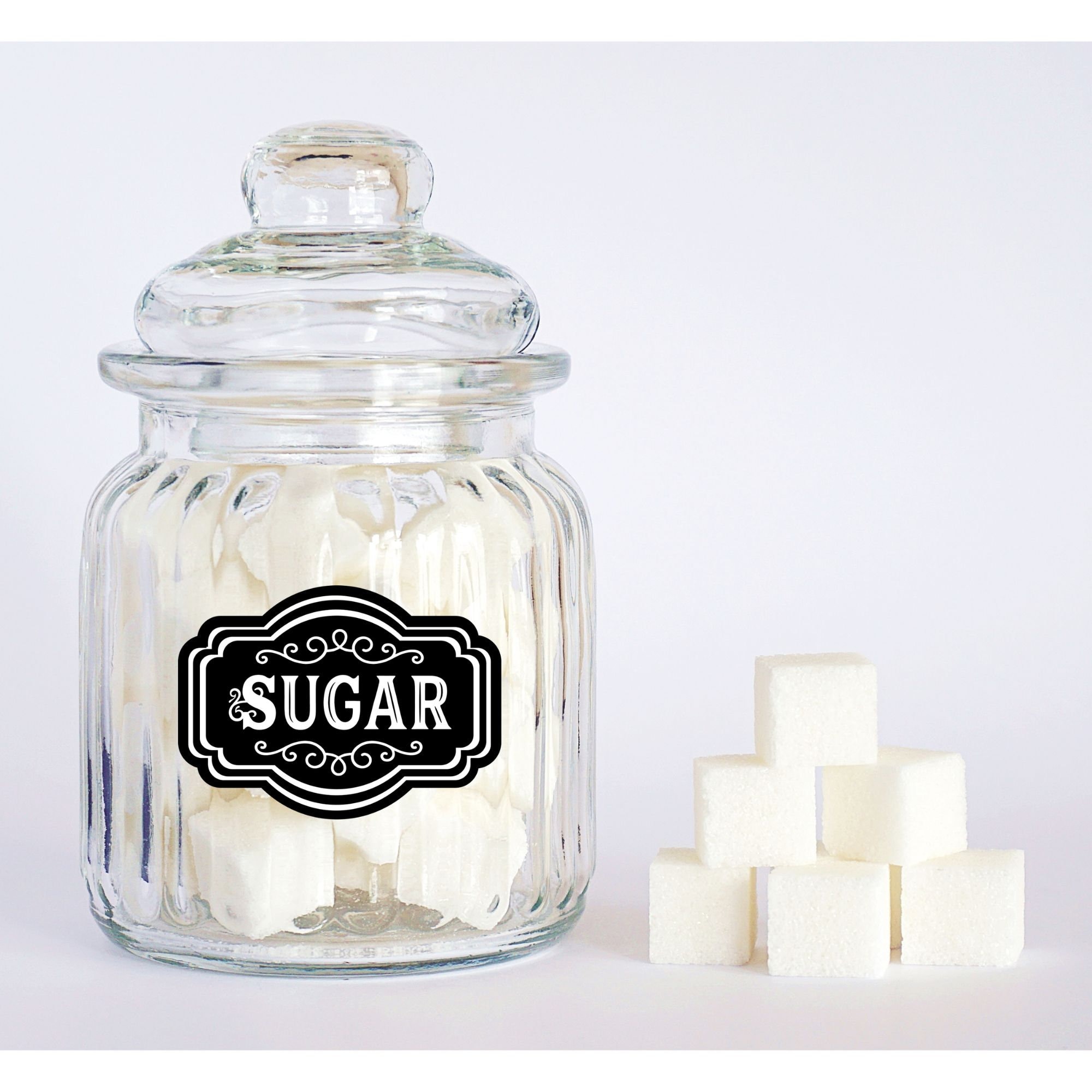 Vintage Style Labels for Kitchen Storage Jars Personalised If Required ...