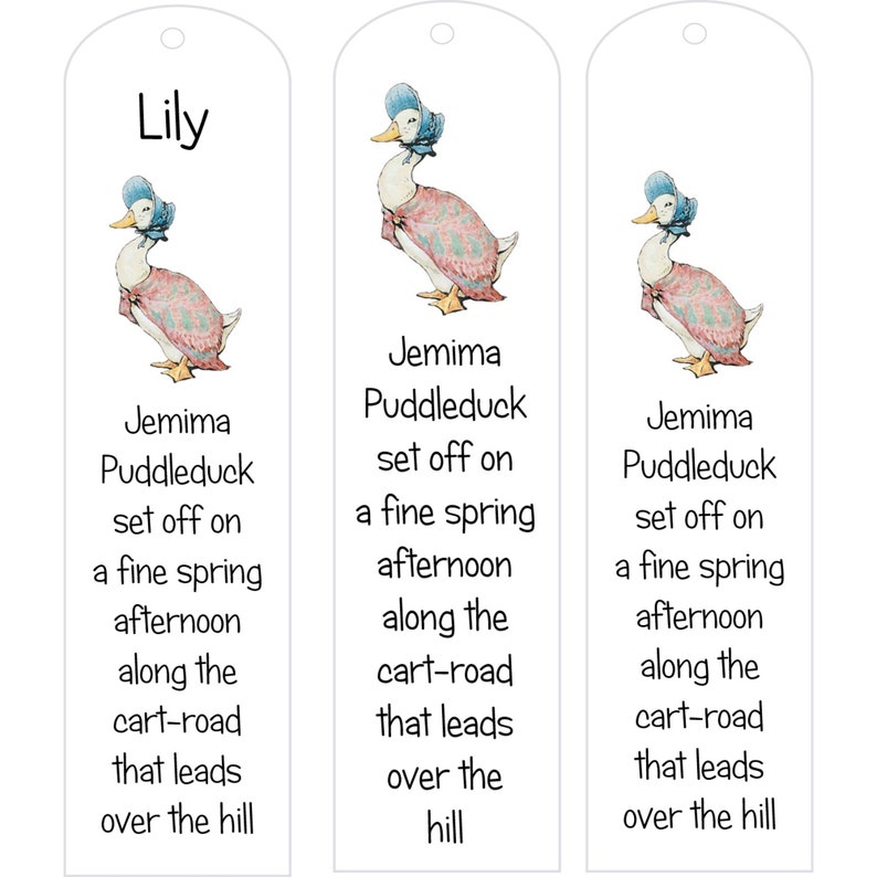 Peter Rabbit Bookmarks, Beatrix Potter Printables (PNG, JPG) - Etsy UK