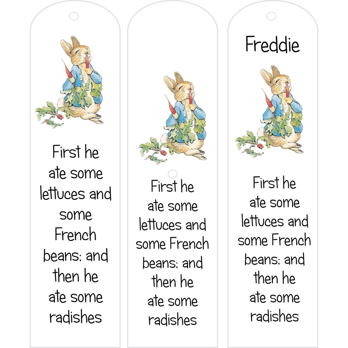 Peter Rabbit Bookmarks, Beatrix Potter Printables (PNG, JPG) - Etsy UK