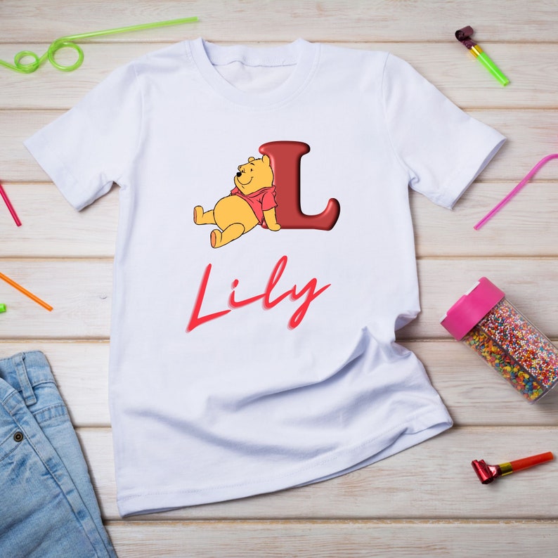 Alphabet Lettering 3d Style With Winnie the Pooh Design - Etsy