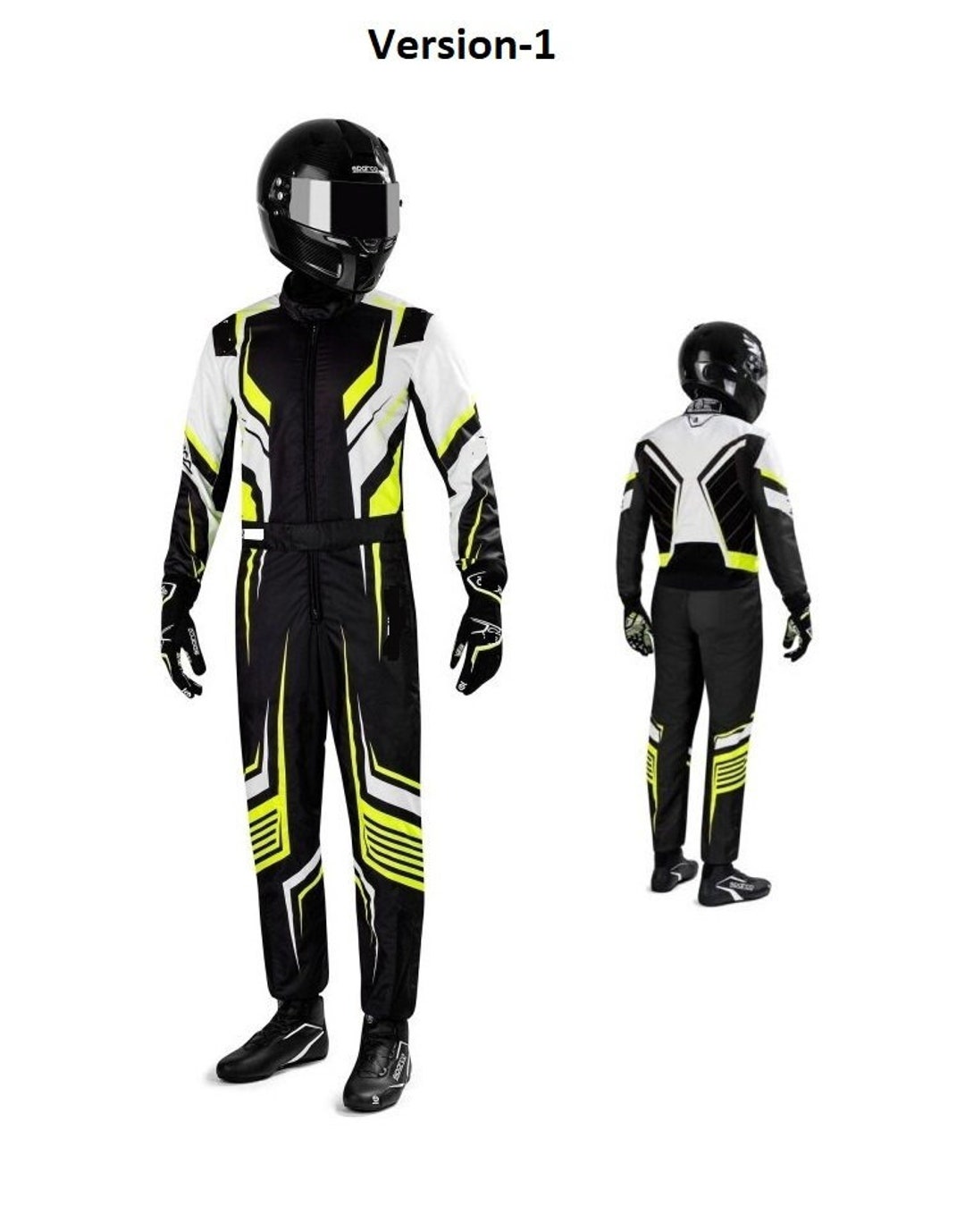 Hand/machine Made Go Kart Racing Suit Digital Printed Made to Order Level 2 Improved Design With ...
