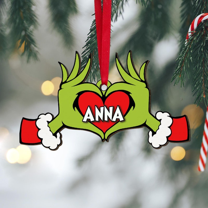 Grinch Name Tags - Etsy