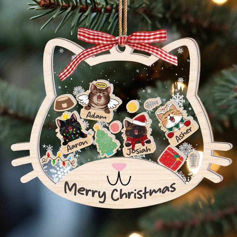 Custom Cat Ornament - Etsy