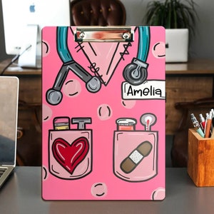 Nurse Clipboard, Personalized Nurse School Acrylic Clipboard, Doctor ...
