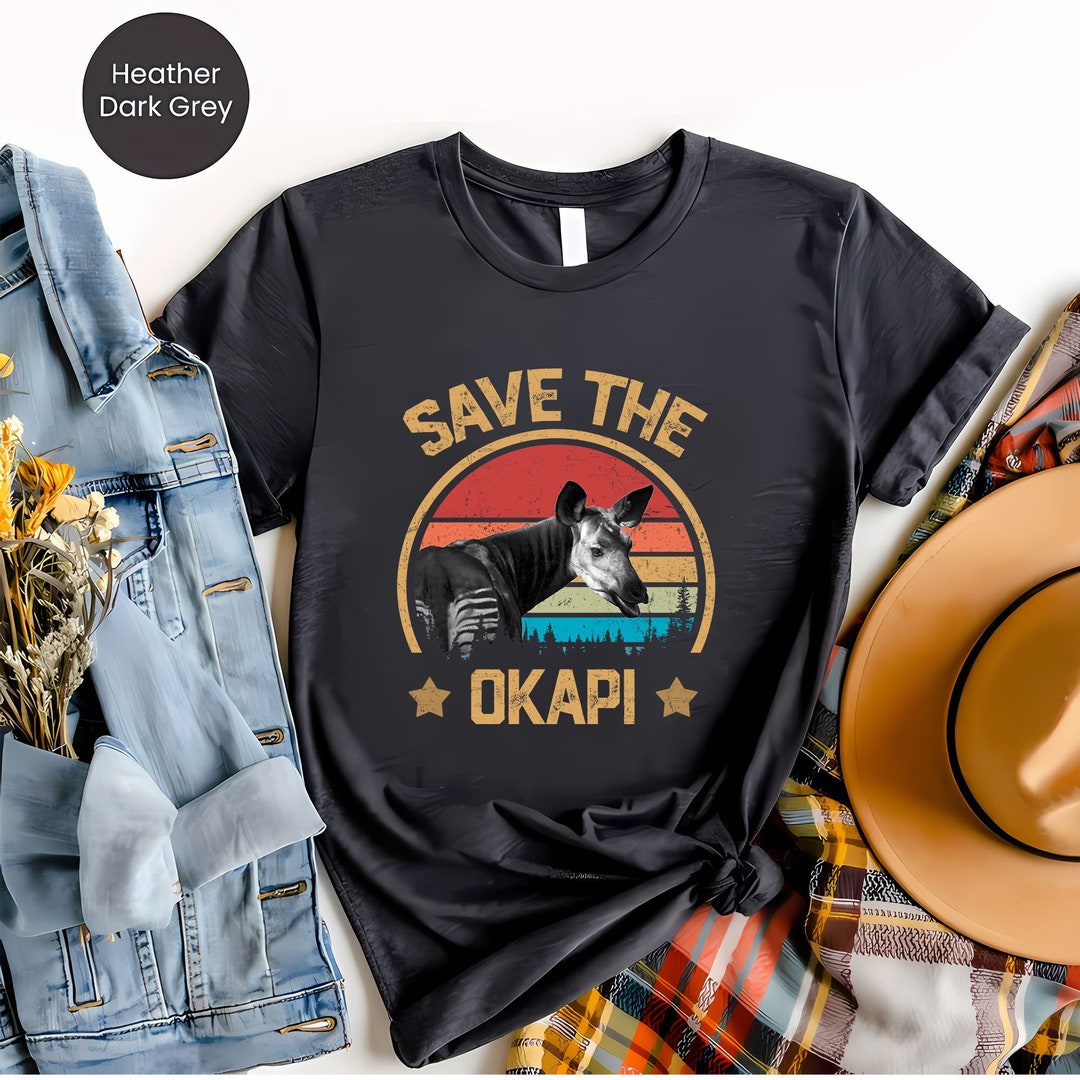 Vintage Save the Okapi T Shirt, Okapi Shirt,okapi Shirt ,okapi Gift ...