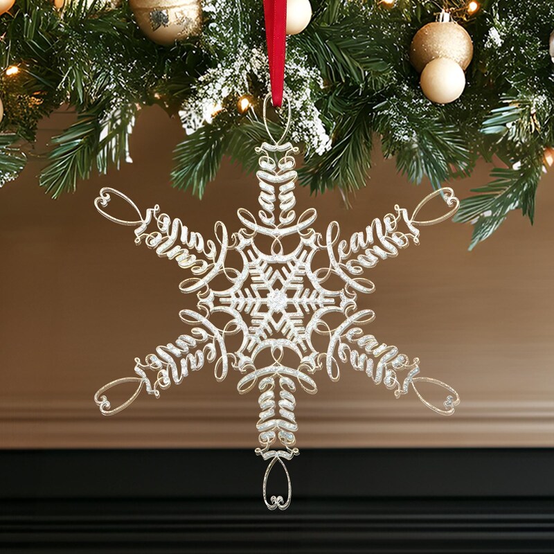 Snowflake Ornament - Etsy