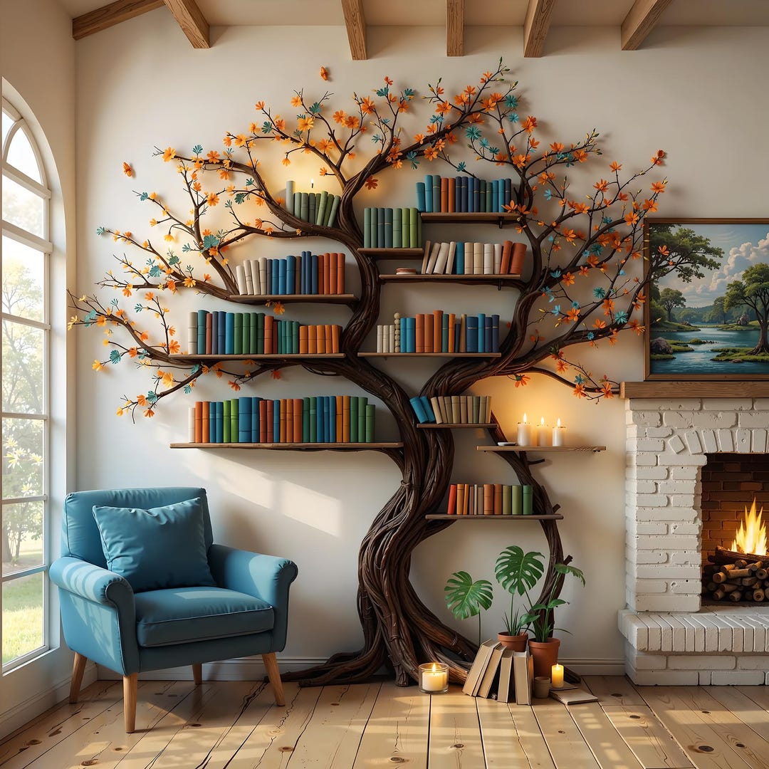 Tree-inspired Bookshelf – A Nature-themed Storage Solution for Your ...