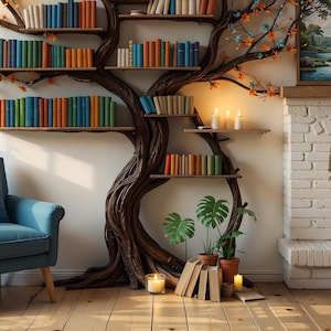 Tree-inspired Bookshelf – A Nature-themed Storage Solution for Your ...