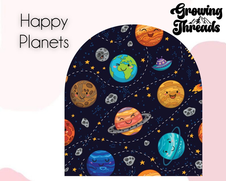 Happy Planets Handmade Grow With Me Dress, GWM Dress, Twirl Dress ...