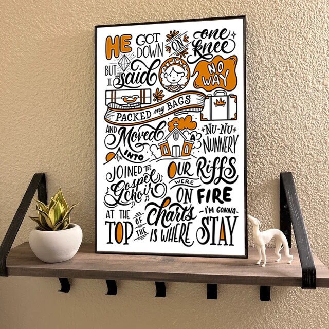 Aragon Six the Musical Poster Wall Decor Gift - Etsy