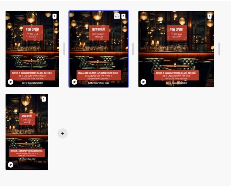 Grand Opening Restaurant Template - 4 Sizes for All Socials - Etsy