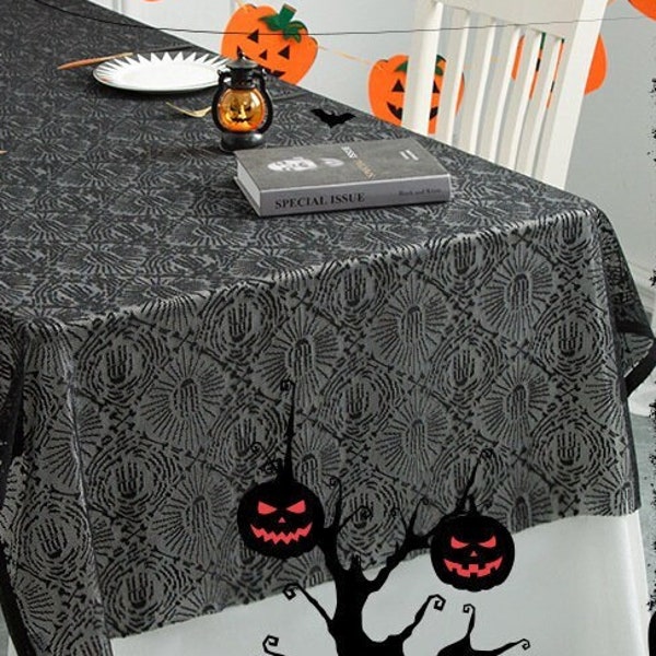 Halloween Skeleton Hand Tablecloth - Etsy