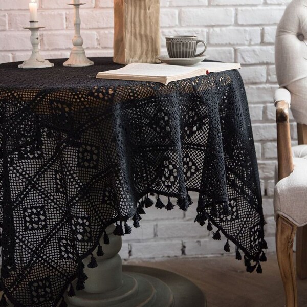 Crochet Tablecloth - Etsy