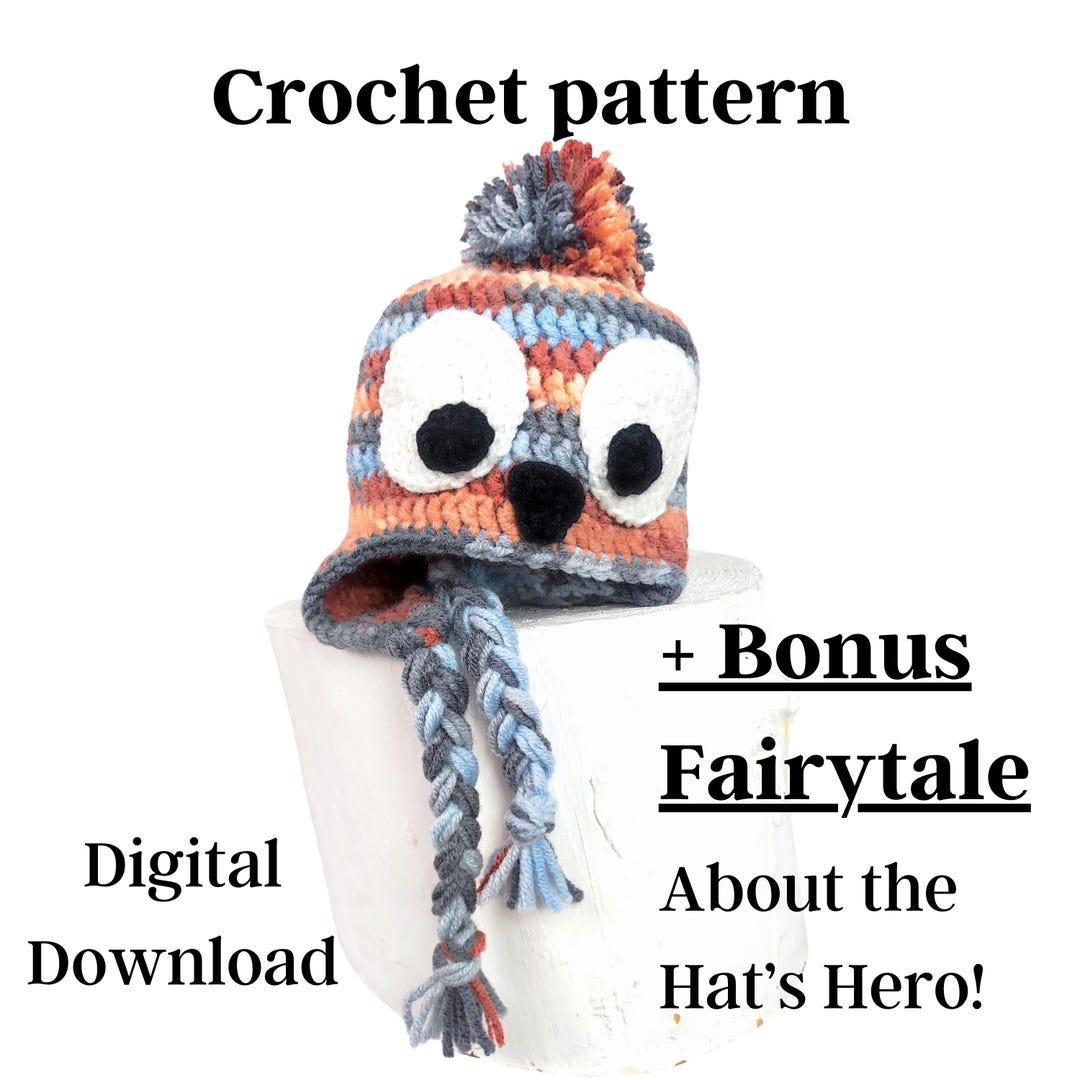 Crochet Pattern - Owl Hat With Bonus Story | Crochet Funny Hat | Animal ...