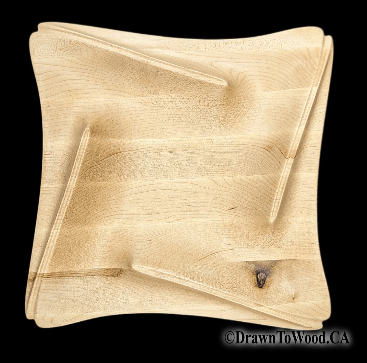 Quad Manta Hardwood Dish made in Canada - Etsy