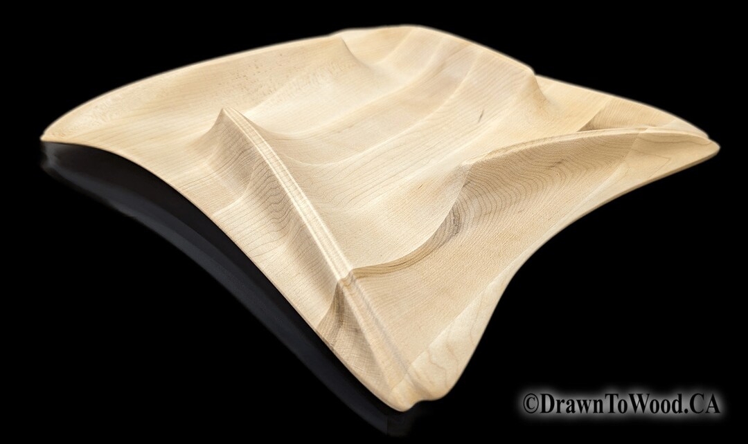 Quad Manta Hardwood Dish made in Canada - Etsy