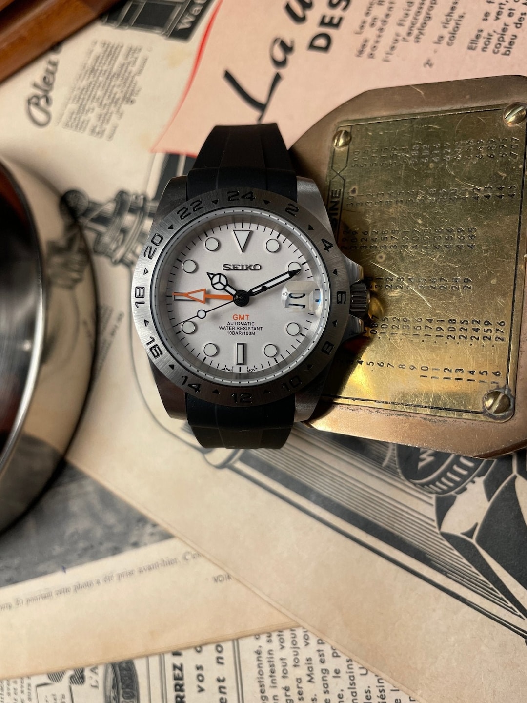 Seiko Mod Explorer 2 White Rubber - Etsy