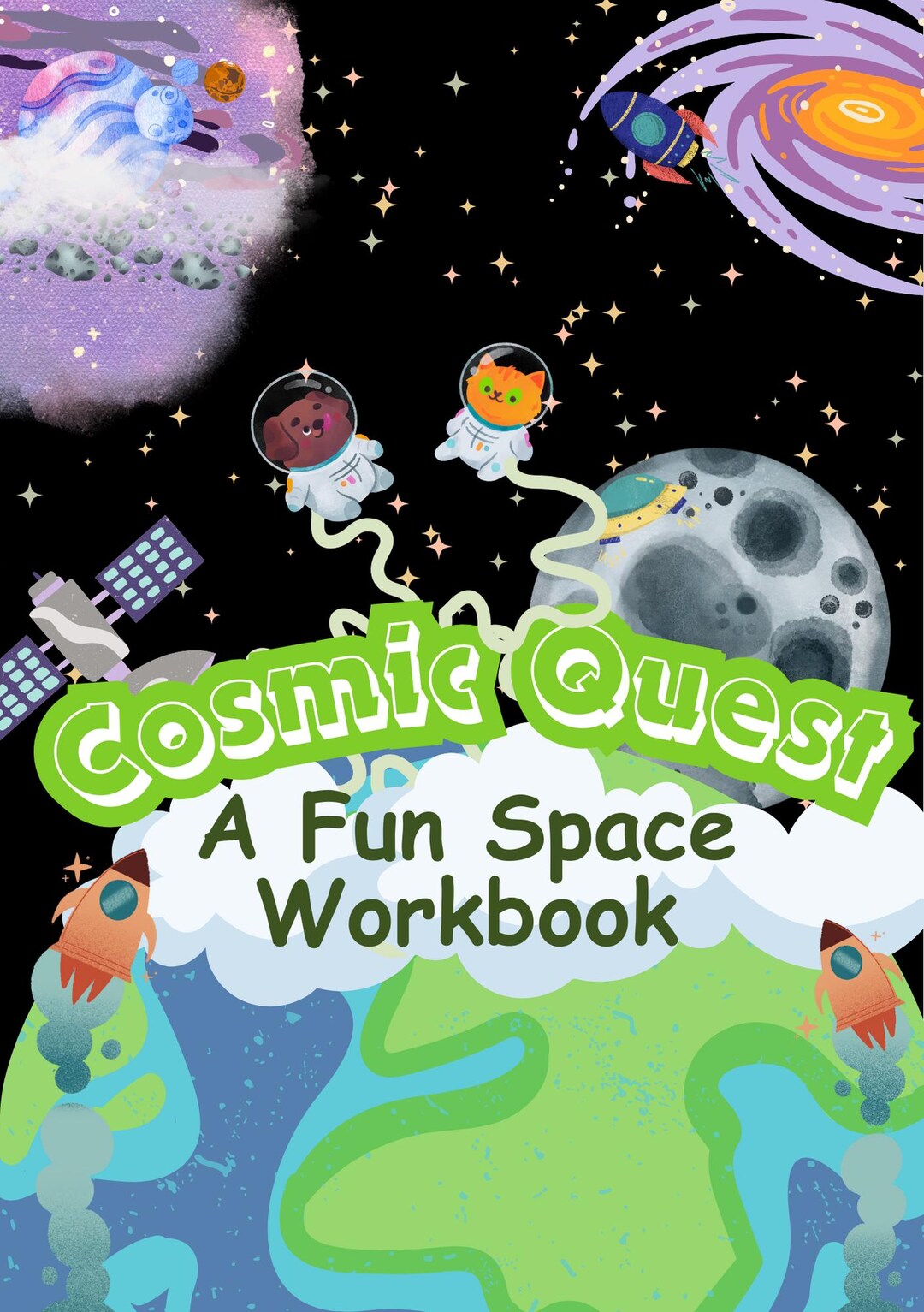 Space Adventure Activity Book for Kids | Fun and Interactive Printable ...