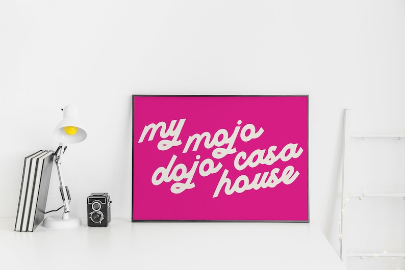Barbie Poster, Mojo Dojo Casa House, Home Decor, Funny Wall Art ...