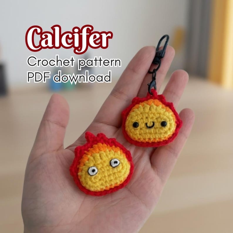 Calcifer Amigurumi | Crochet Pattern PDF - Etsy