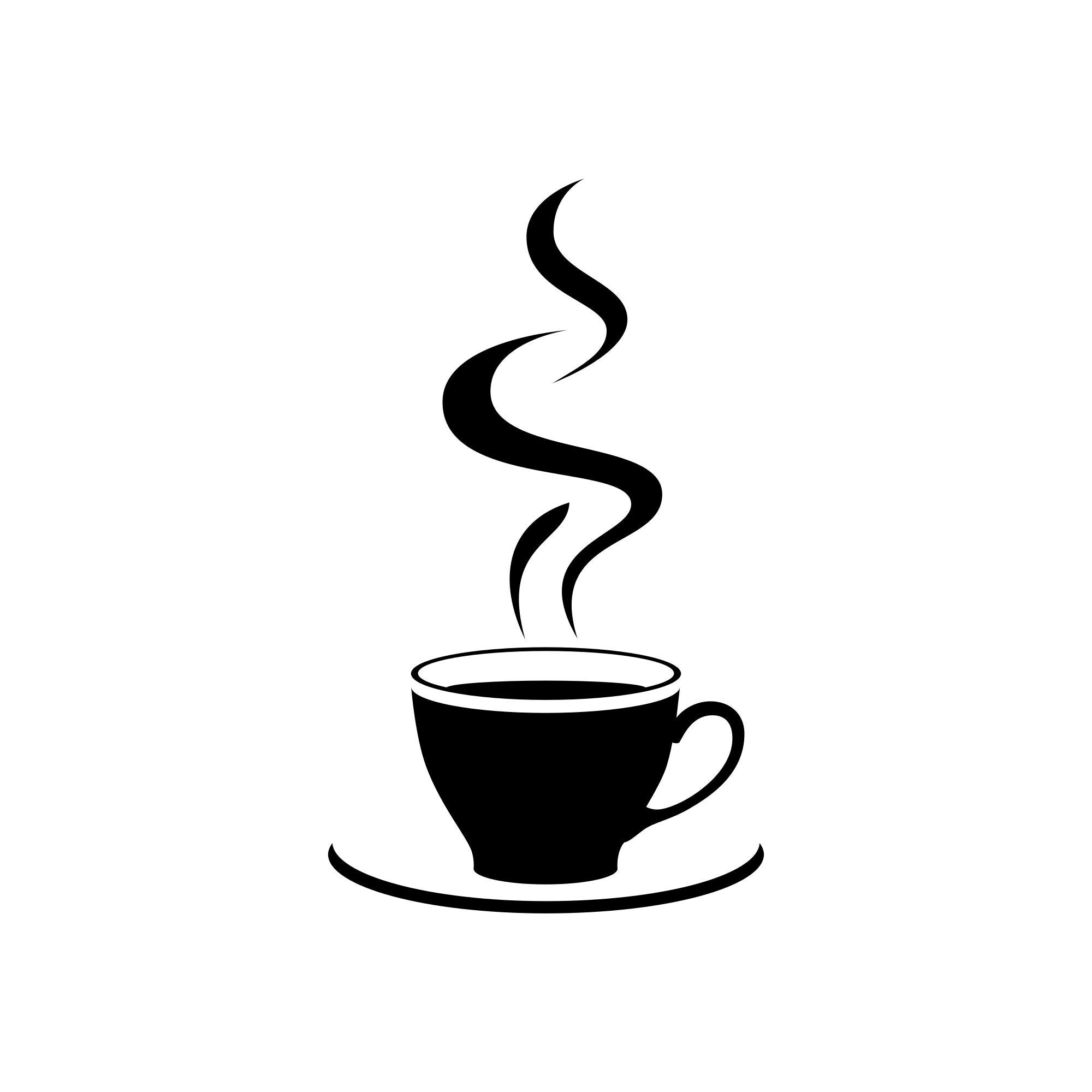 Hot Coffee Vector Design, Hot Coffee Instant Downloads, Hot Coffee Svg ...