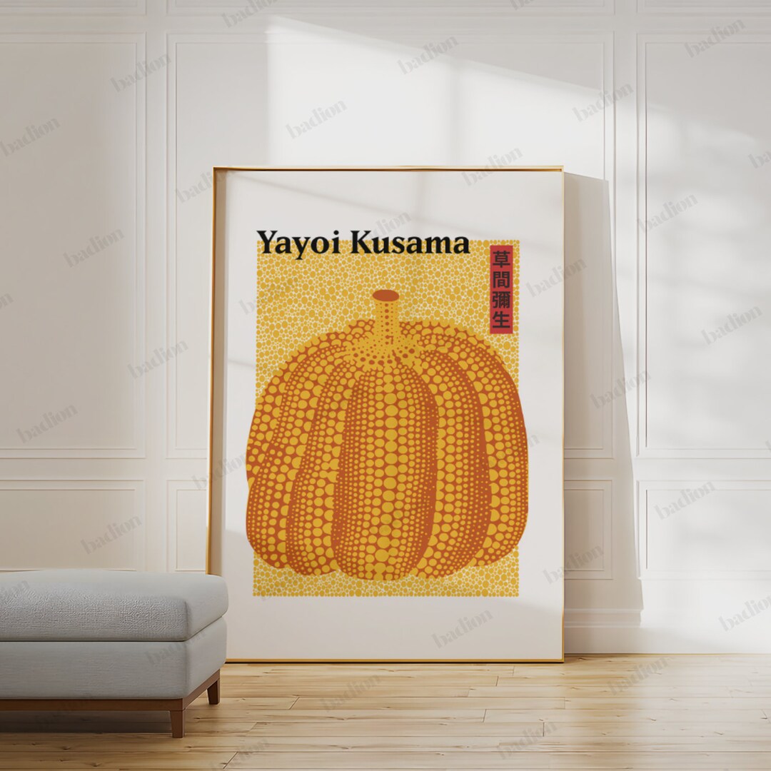 Forever Pumpkin Inspired by Yayoi Kusama, Iconic Polka Dot Art, Perfect ...
