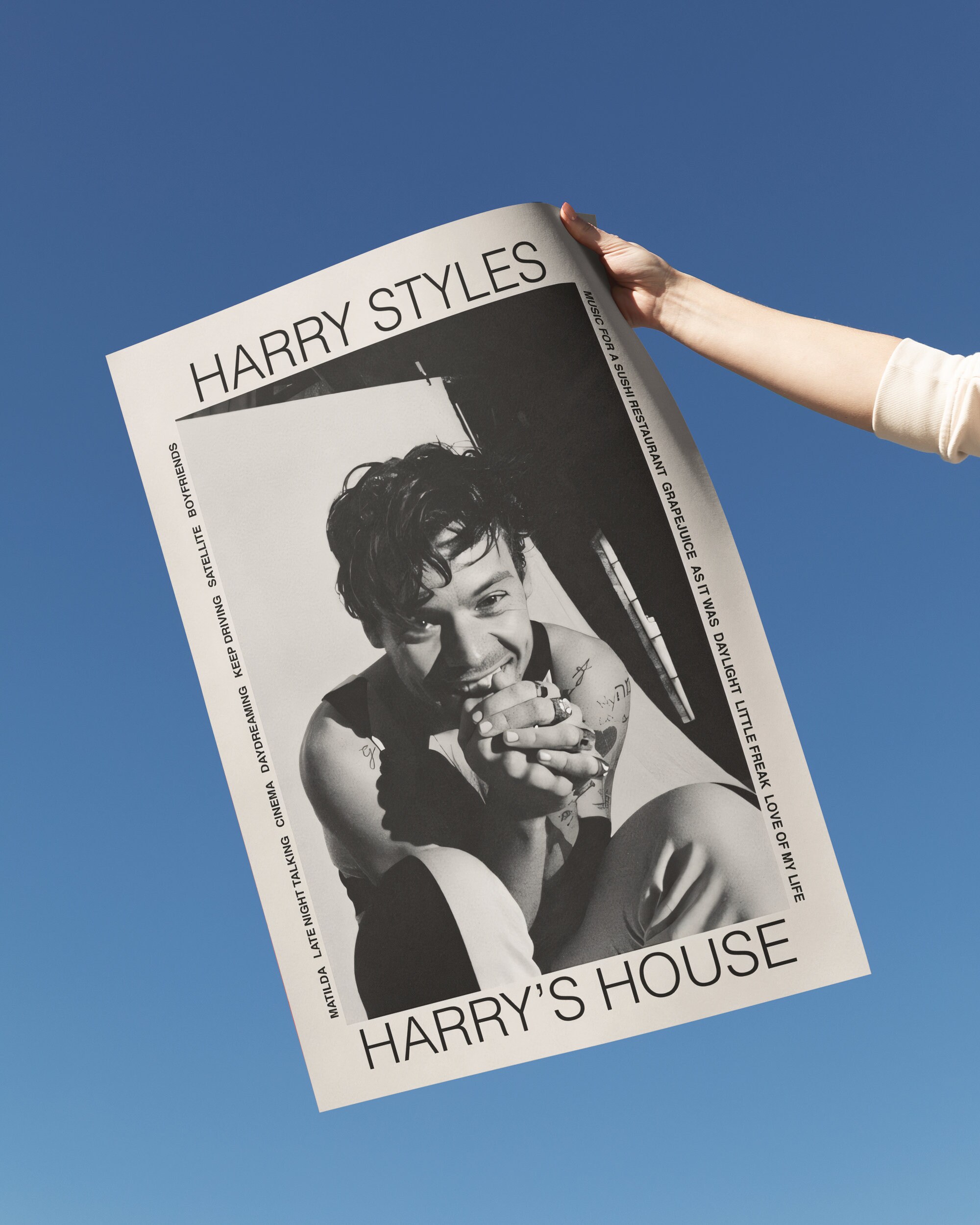 Harry Poster "Harry's House B" Harry poster Harry merch sold by Tomass ...