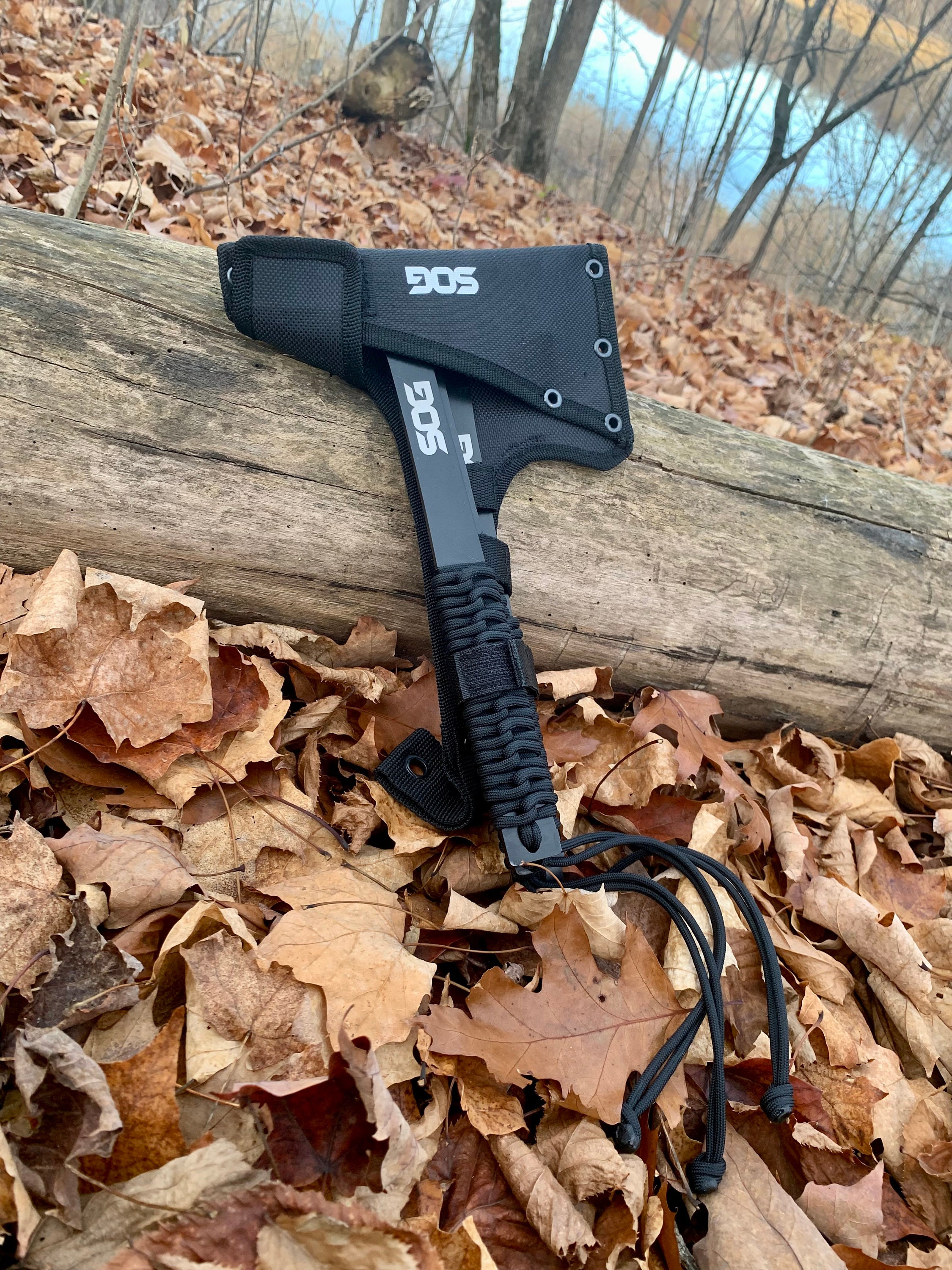 Sharp Hand Wrapped Paracord Wrapped Set of Three Tactical Throwing Axes ...