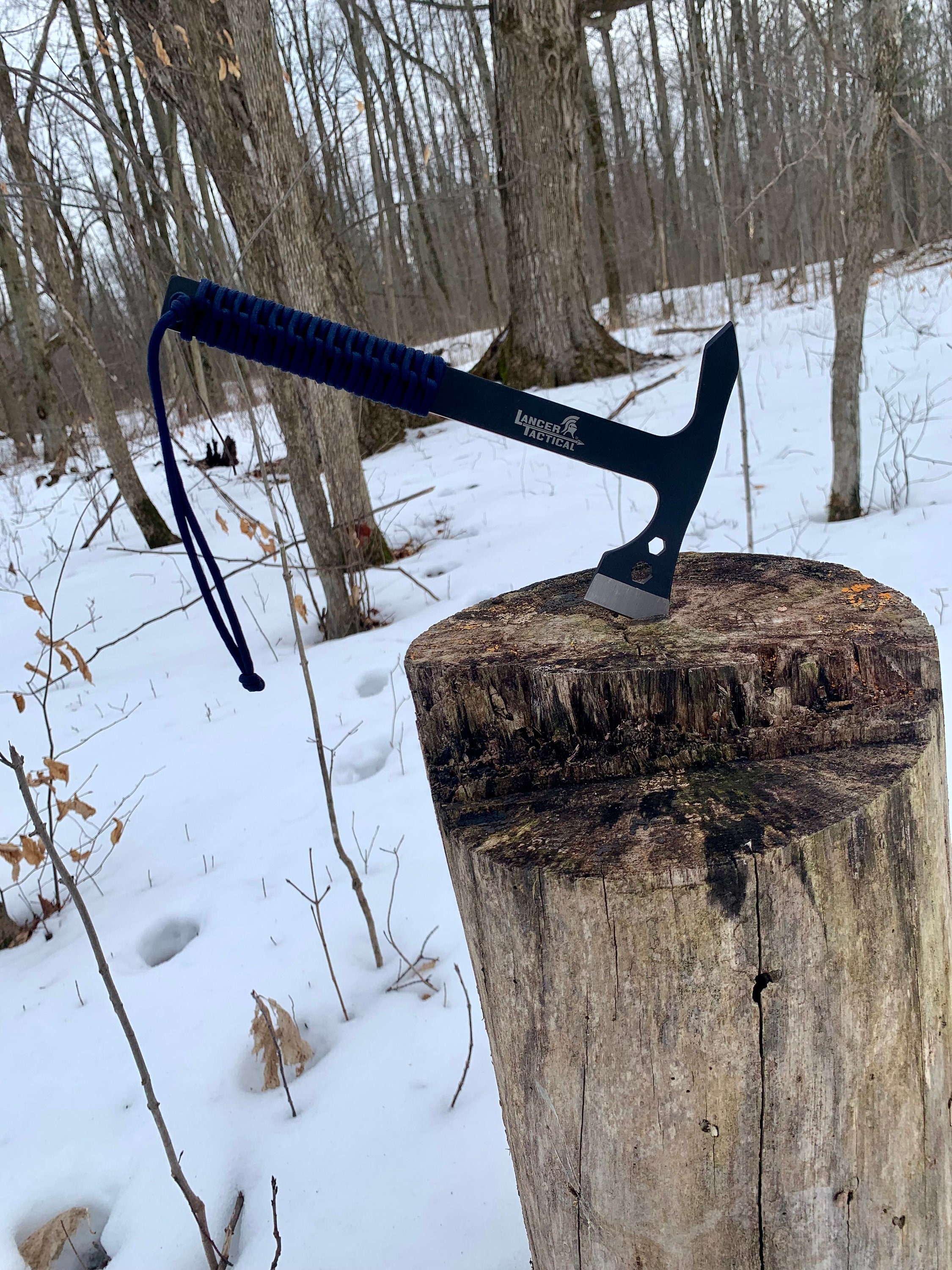 Sharp Hand Wrapped Paracord Wrapped Set of Three Tactical Throwing Axes ...