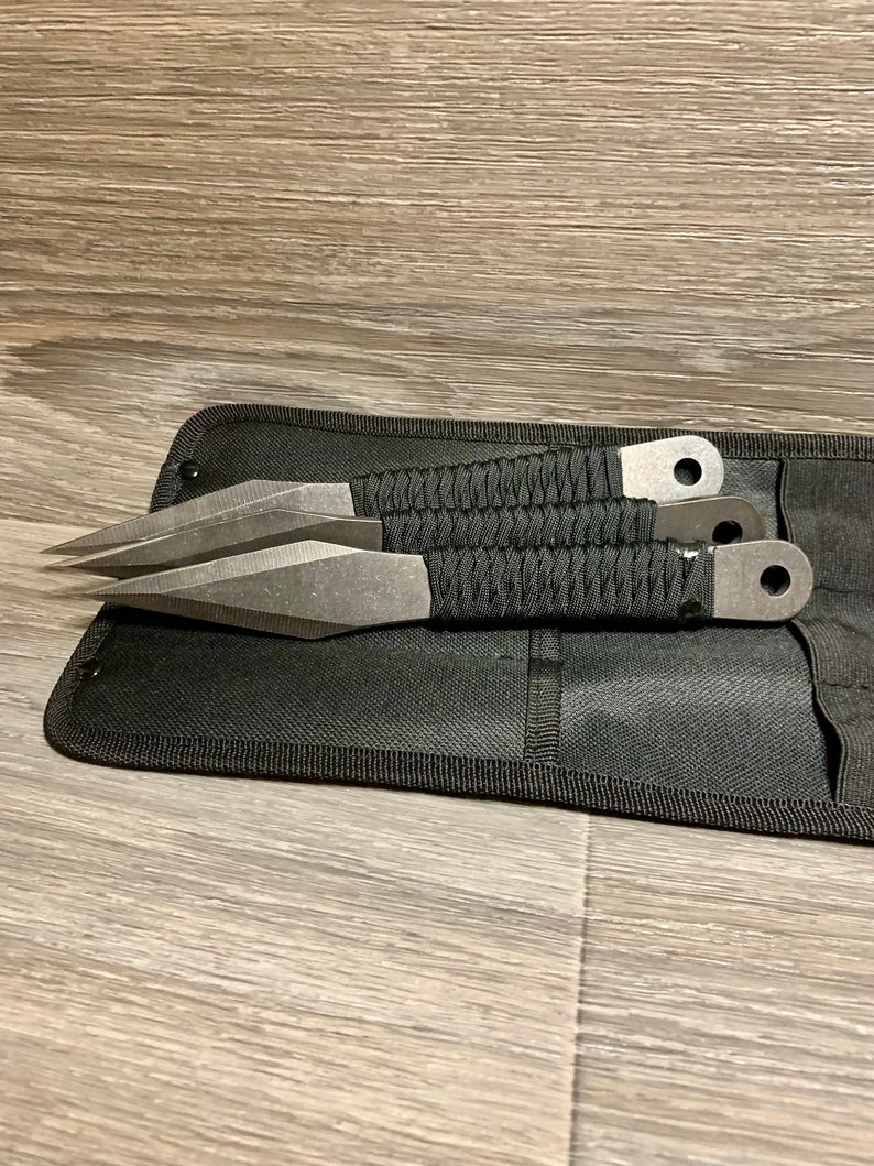 Hand Wrapped Paracord Tactical Throwing Knives: Tactical Survival Set ...