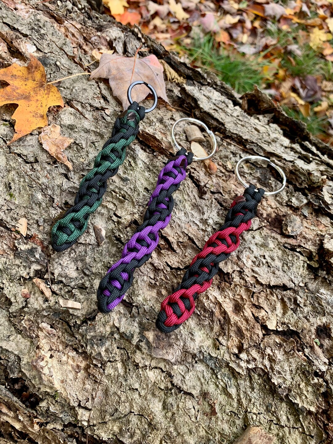 Handmade Paracord Keychain - Lanyard - Double Helix DNA - Etsy