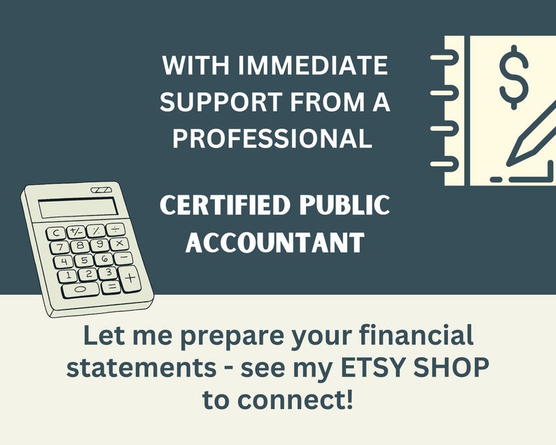 Financial Statements Template Bundle With Balance Sheet, Income ...