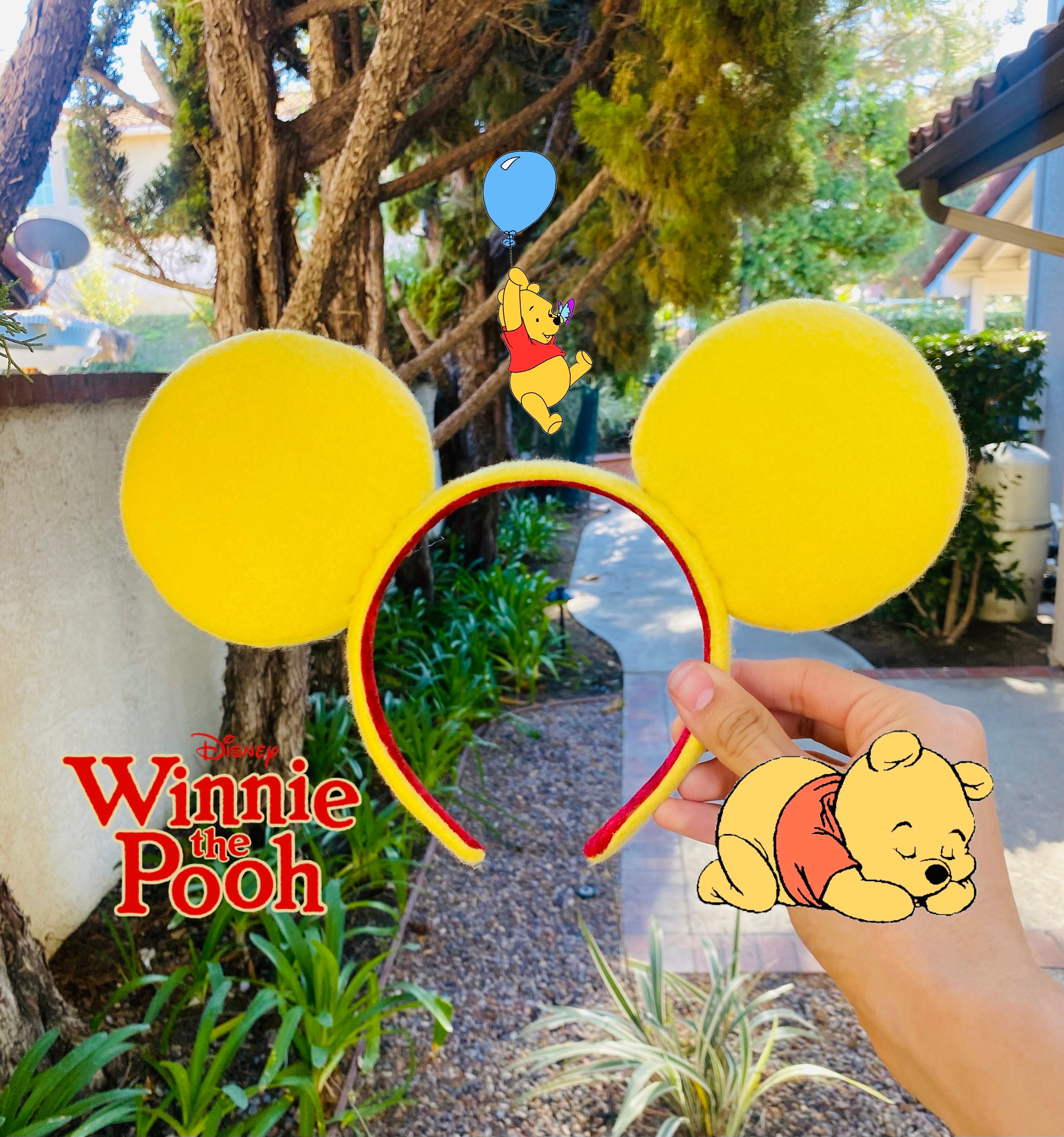 Winnie the Pooh Inspired Mouse Ears. Winnie the Pooh Ears. Winnie the ...