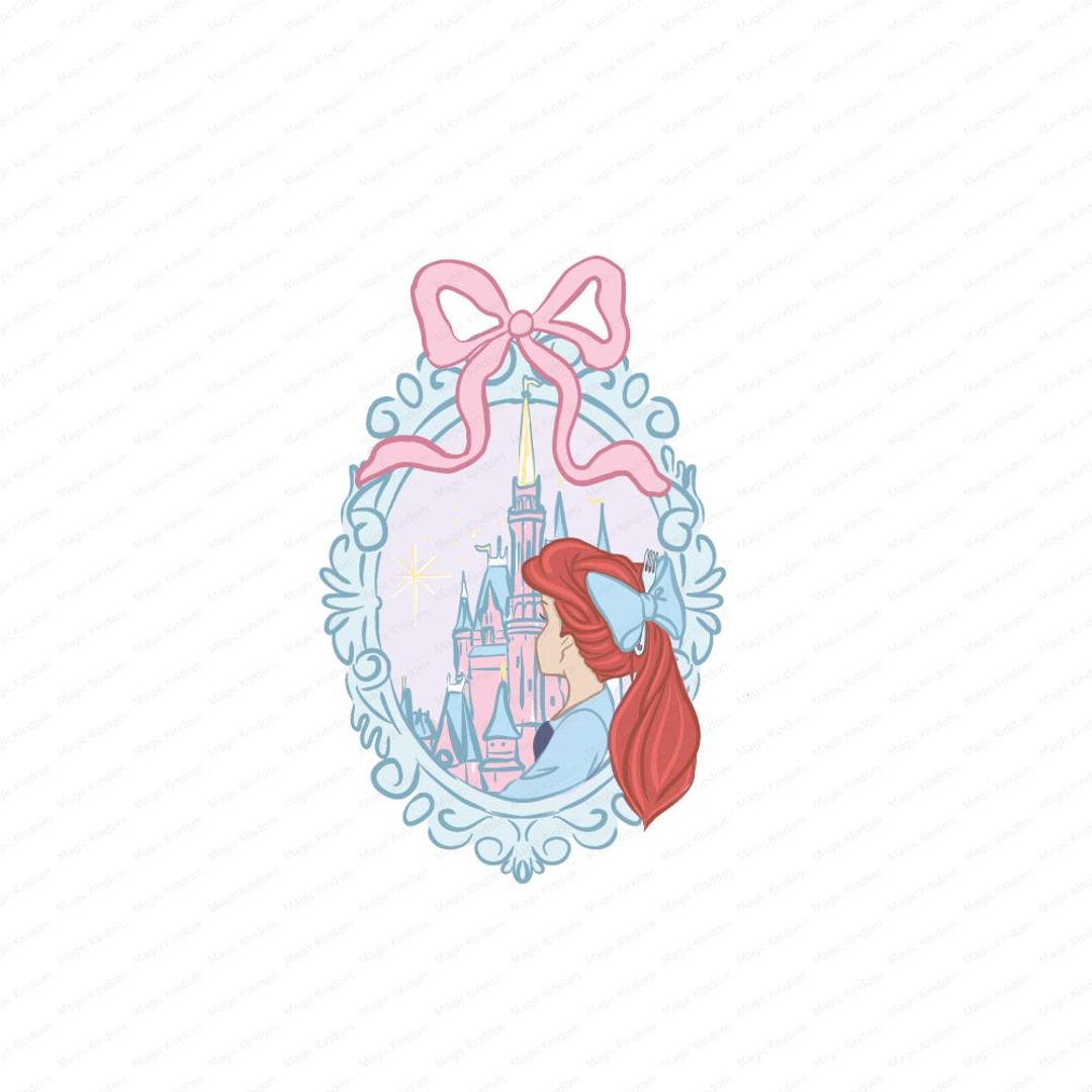 Magic Kingdom,ariel,the Little Mermaid,heart Locket, Princess Frame ...