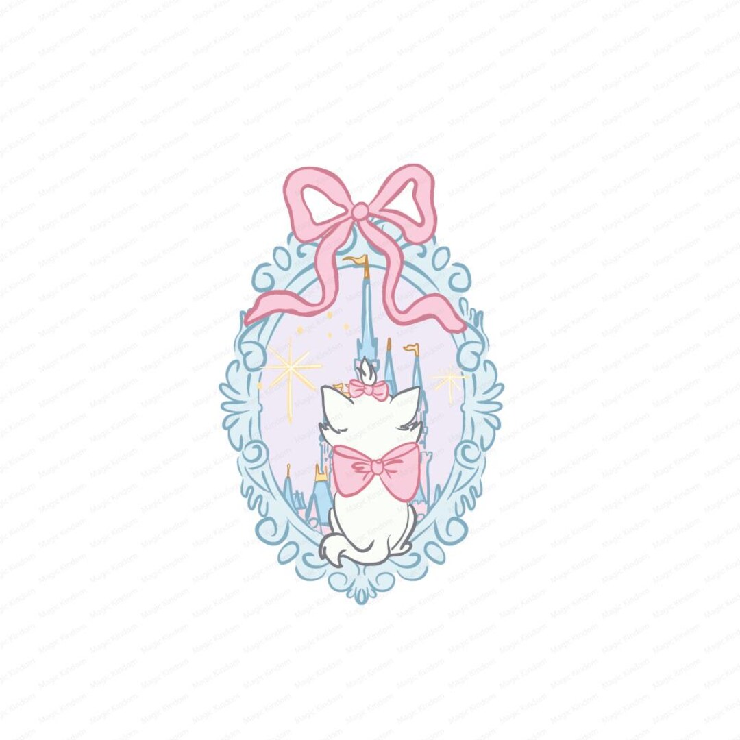 Marie Cat PNG: Magic Kingdom Aristocats Clipart (digital Download ...