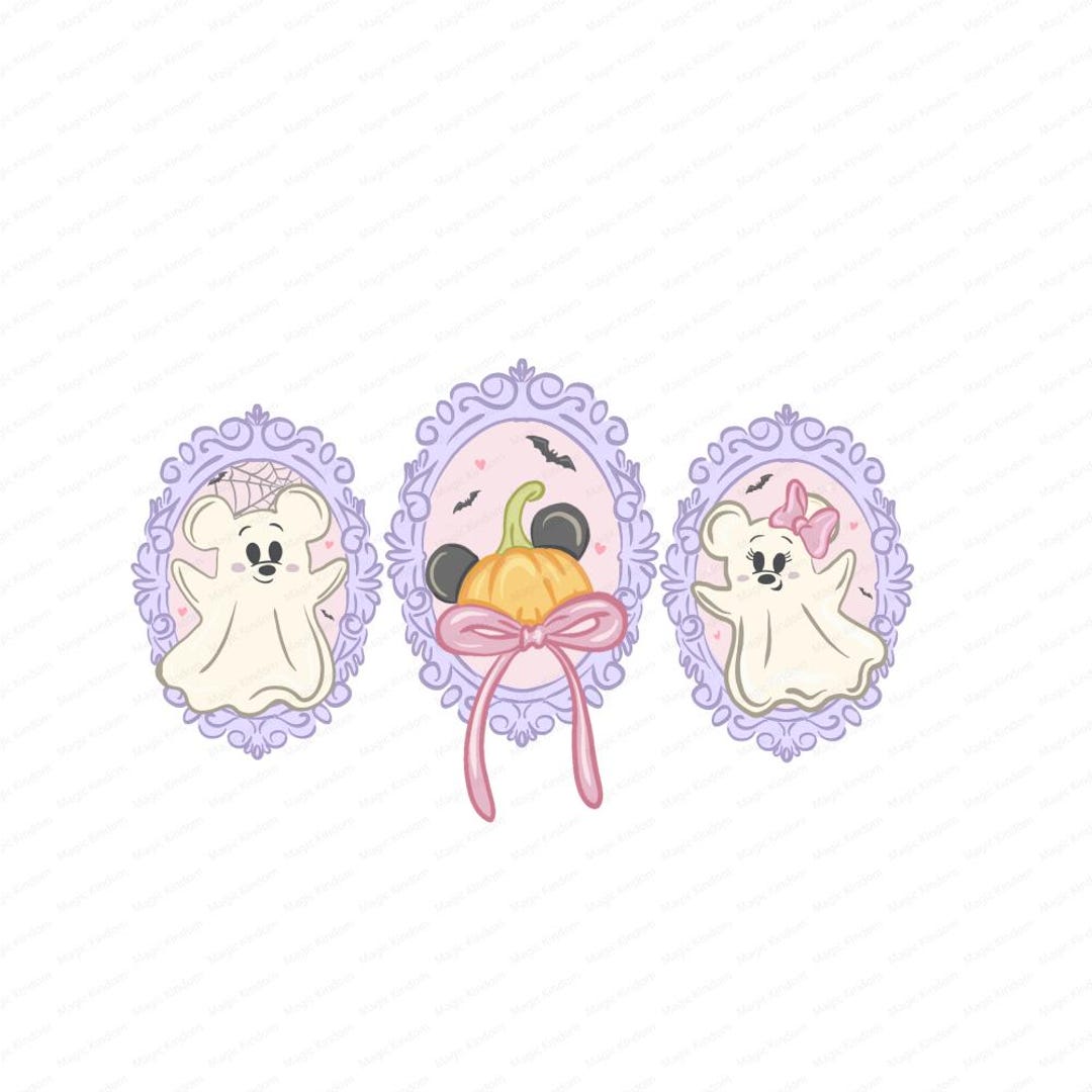 Minnie Mouse Ghost PNG: Halloween Magic Kingdom Image (digital Download ...