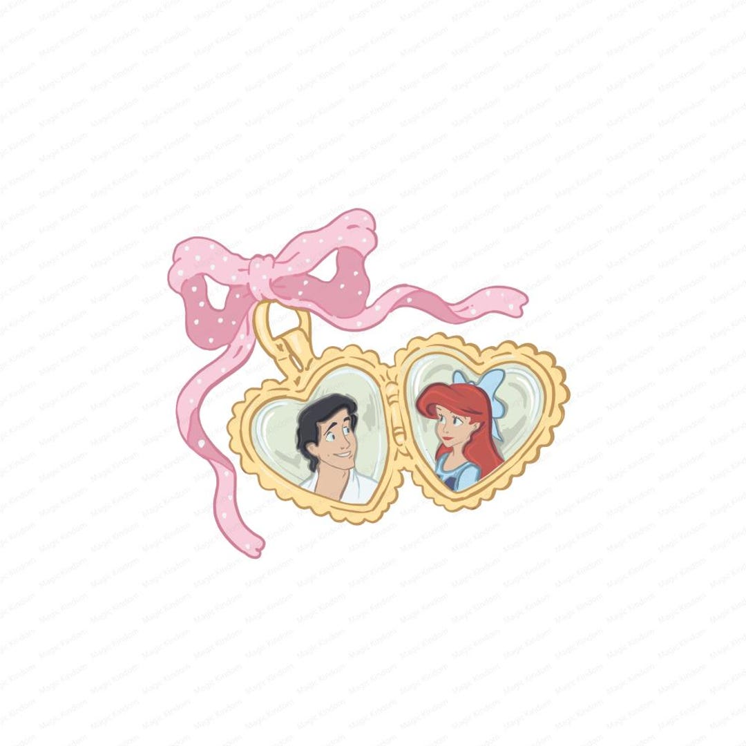 Magic Kingdom,heart Locket, Ariel,the Little Mermaid,princesses ...