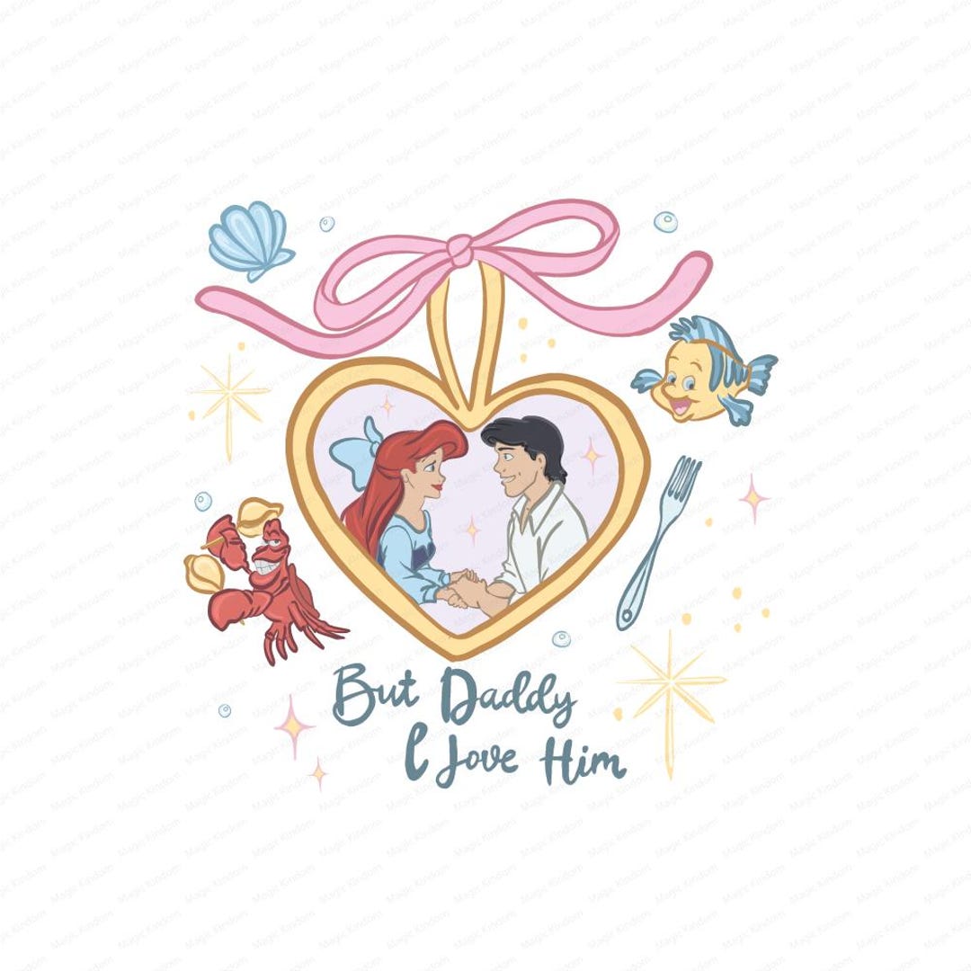 Magic Kingdom,ariel,the Little Mermaid,daddy I Love Him,heart Locket ...