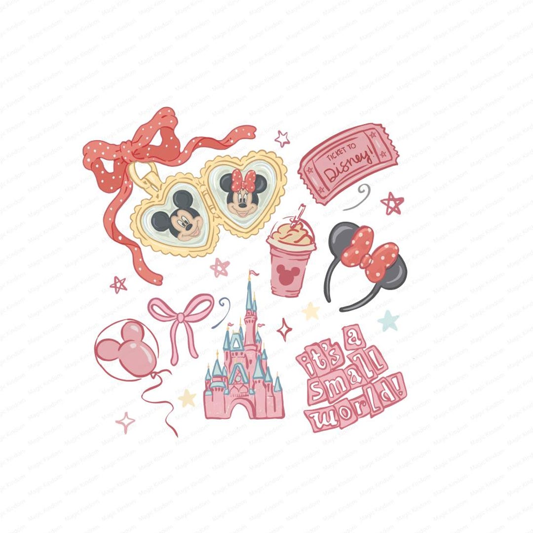 Minnie Mouse Castle PNG: Magic Kingdom Clipart (digital Download) - Etsy