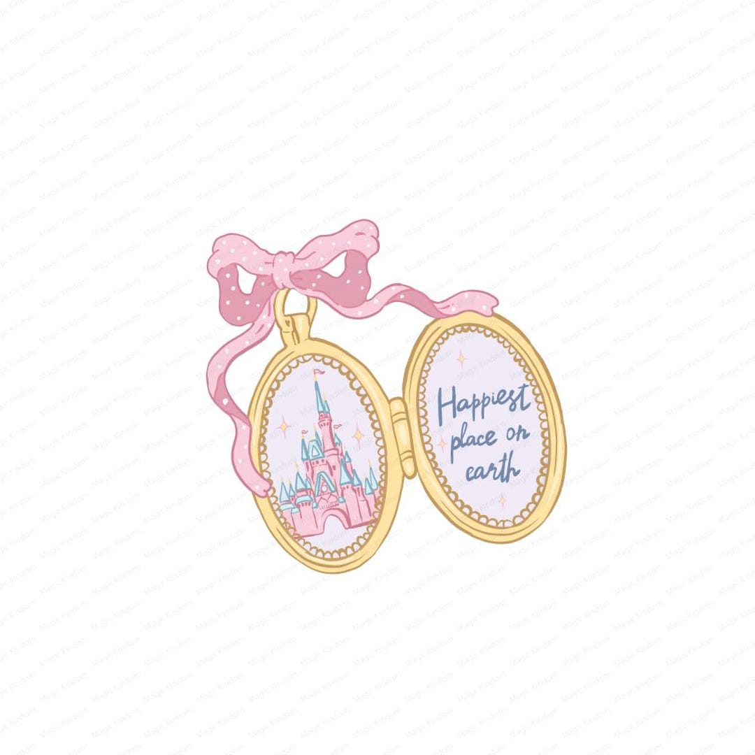 Magic Kingdom Castle Sublimation Design: Coquette Bows (PNG) - Etsy