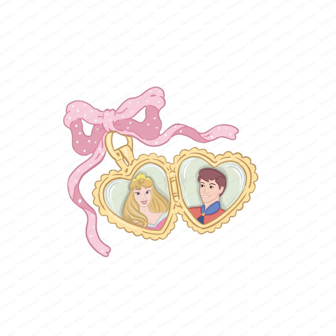 Magic Kingdom,princess Aurora ,sleeping Beauty,heart Locket,princess ...