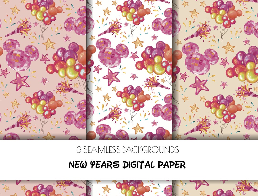 Christmas Digital Paper,retro Disco Balls, Retro Christmas ,christmas ...