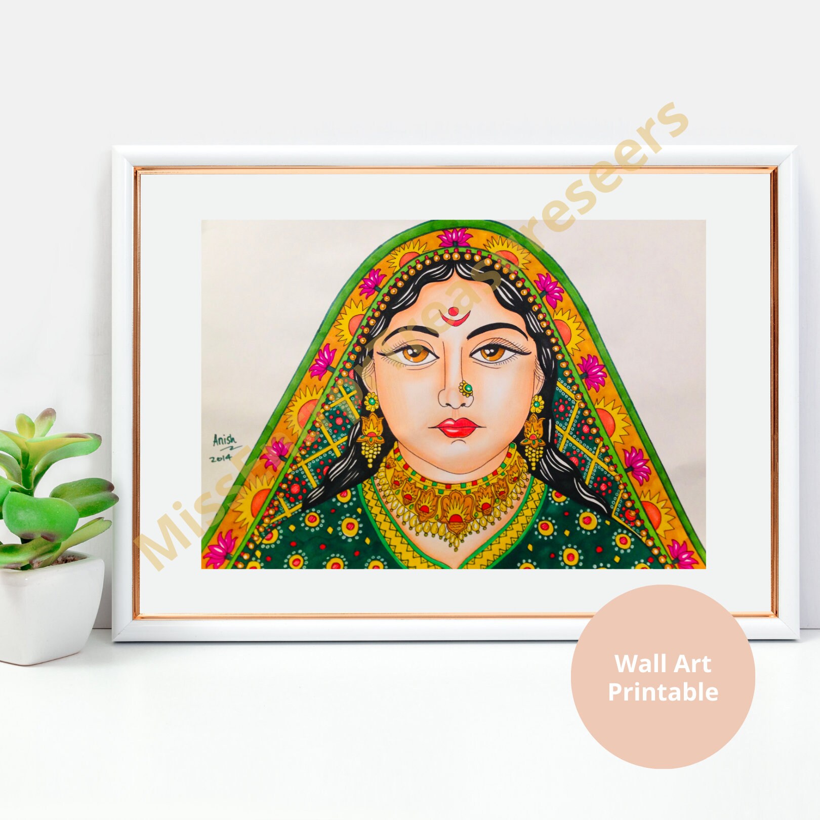 Randal Ma Digital Poster | Hindu Goddess Wall Art | Stunning Print ...