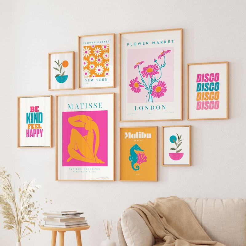 Pink and Teal - Etsy