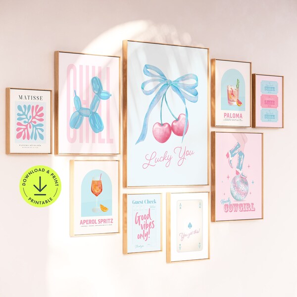 Aesthetic Pink Coquette Cocktail Room Posters - Etsy