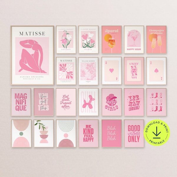 Pink Dorm Room Decor - Etsy