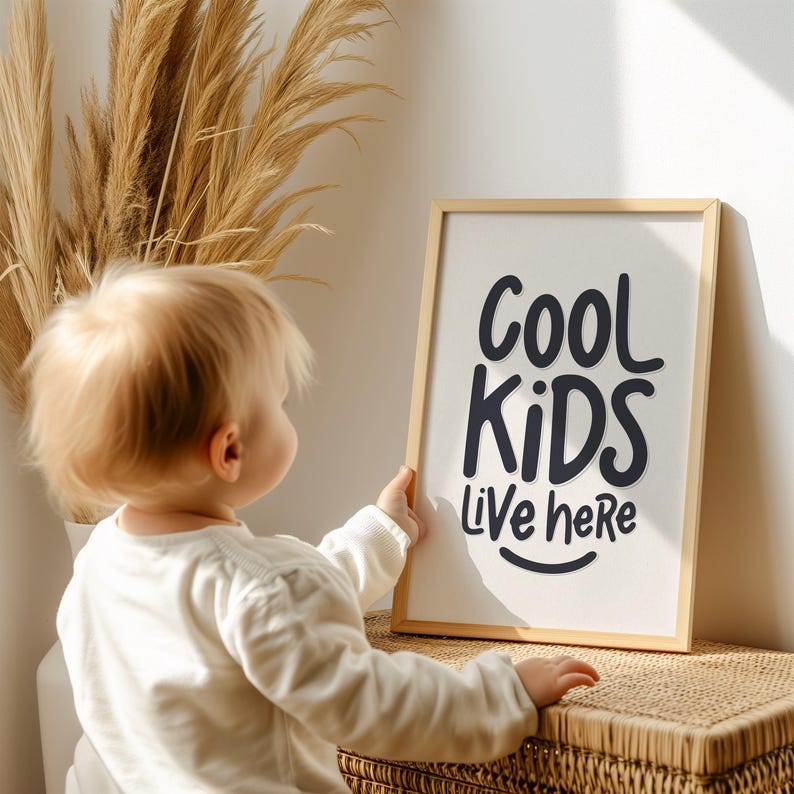 Cool Kids Live Here Print, Retro Typography (digital Download) - Etsy UK