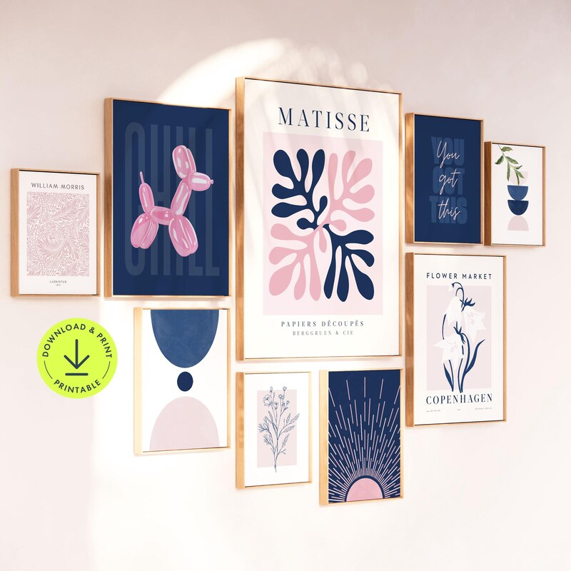 Navy Blue Decor - Etsy